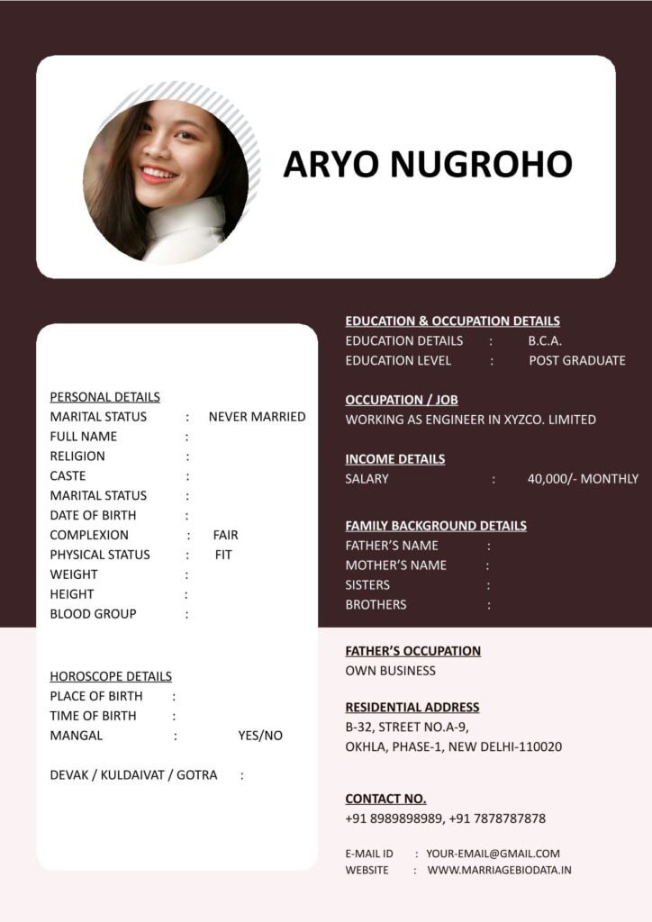 How to Describe Your Family Background in Marriage Biodata ...